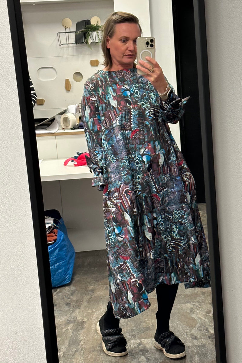 Totes Dress - Standout Teal & Purple – REW